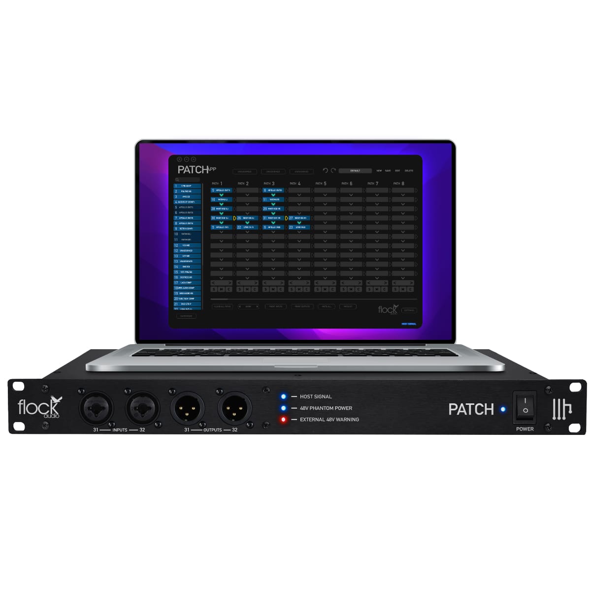 Flock Audio Patch | Digital Control Analog Patchbay | Audiosteps