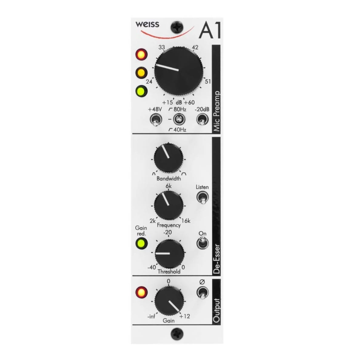 Weiss A1 Preamp & DeEsser | Audiosteps